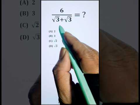 Simplify fractional square root #maths #shorts
