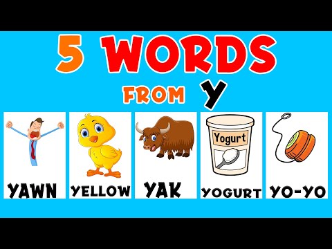 5 Words From Each Alphabet | A to Z 5 Words | ABC Learning | ABC For Kids | #abc #kids