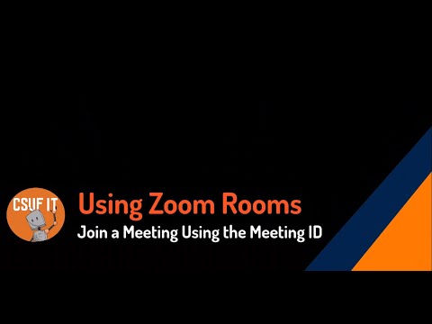 Zoom Conference Rooms: Join a Meeting Using the Meeting ID