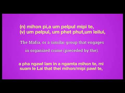 mob meaning in English Ngawn