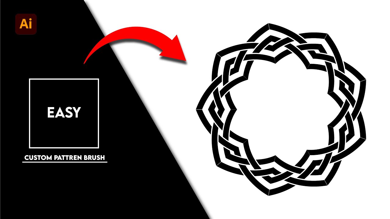 How to Create a Seamless Pattern Brush in Adobe Illustrator 2024 Tutorial