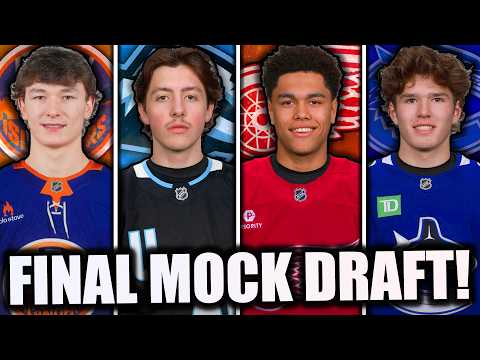 *FINAL* 2025 NHL MOCK DRAFT! (COMPLETE Top 50 Picks)