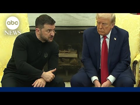 Trump, Vance and Zelenskyy argue in Oval Office over Ukraine-Russia war