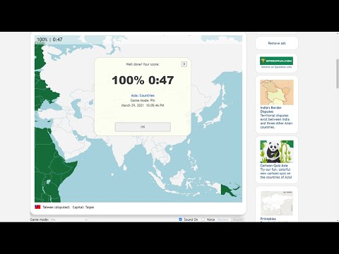 Asia: Countries - Seterra [0:47]