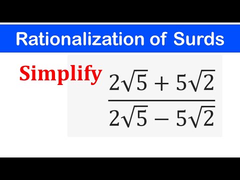 How to Rationalize the denominator with a Surd | SHS CORE / ELECTIVE MATH