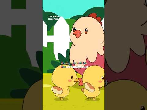 Tek kotek, anak ayam turun berkotek ๐#anakanak #laguanak #KidsMusic #animation #kidsvideo #cipung