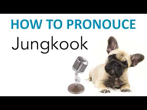 How to pronounce: Jungkook 정국 (singer/BTS member)