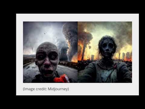 Discord bot AI image generator predicts the 'last selfie ever