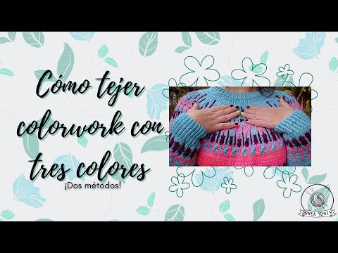 How I Knit Stranded Colorwork with Three Yarn Colors – Knitosophy Designs