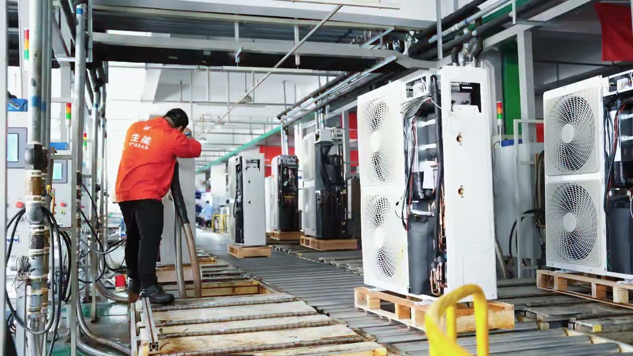 Unveiling the Secrets of a Hien Heat Pump Manufacturing Plant#heatpump #airsourceheatpump #oem