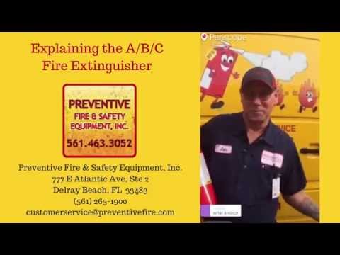 ABC Fire Extinguishers | What Fires Will An ABC Fire Extinguisher Put Out