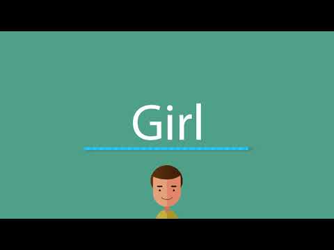 How to say Girl in English