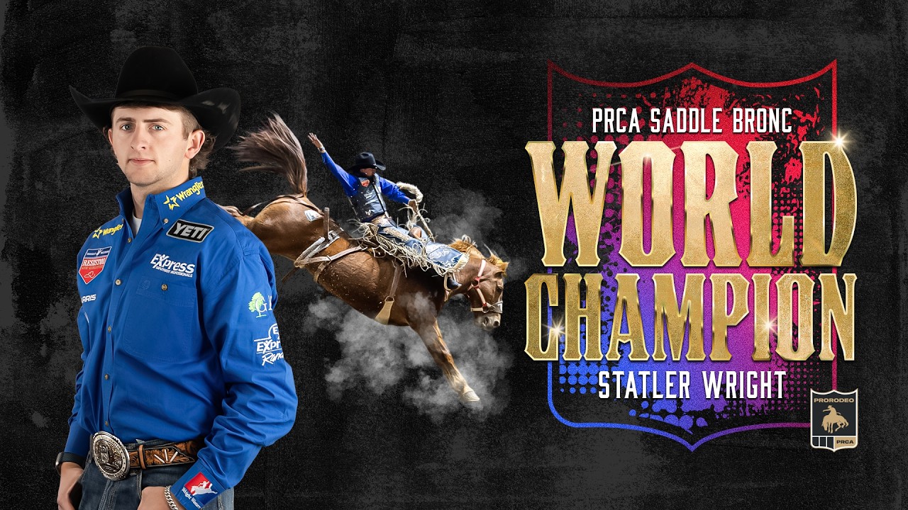 PRORODEO HALL OF FAME SHOWCASE 2025 | STATLER WRIGHT | SADDLE BRONC CHAMPION