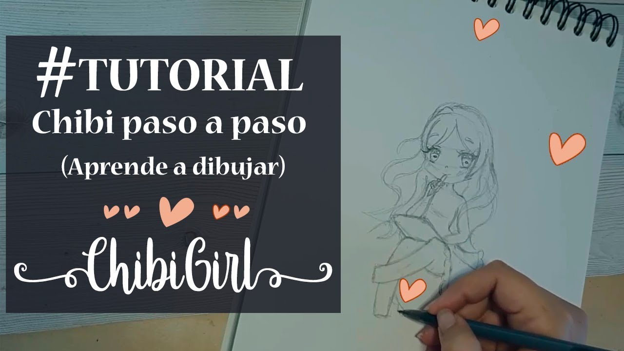 Cómo dibujar chibis a lápiz paso a paso | Tutorial [Real Time]