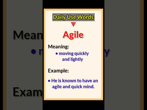 #english #speakenglish #agile @UnlockEnglish