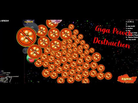 Agma.io #27 - Giga Power Destruction!