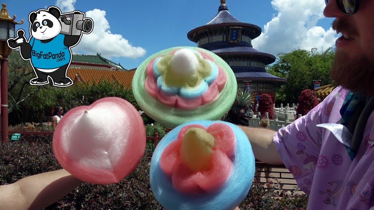 MyDisneyFix | 5 Layer Rainbow Cotton Candy - Epcot China Pavilion ...