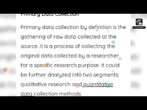 Data collection