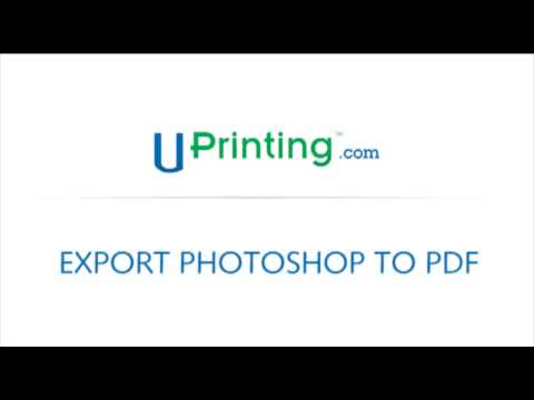 Quick Tip - Export Adobe Photoshop to PDF