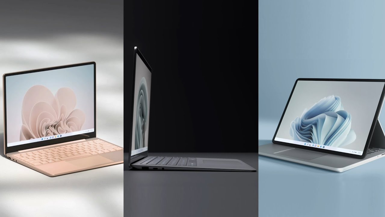 Premium. Powerful. Laptops designed by Microsoft.