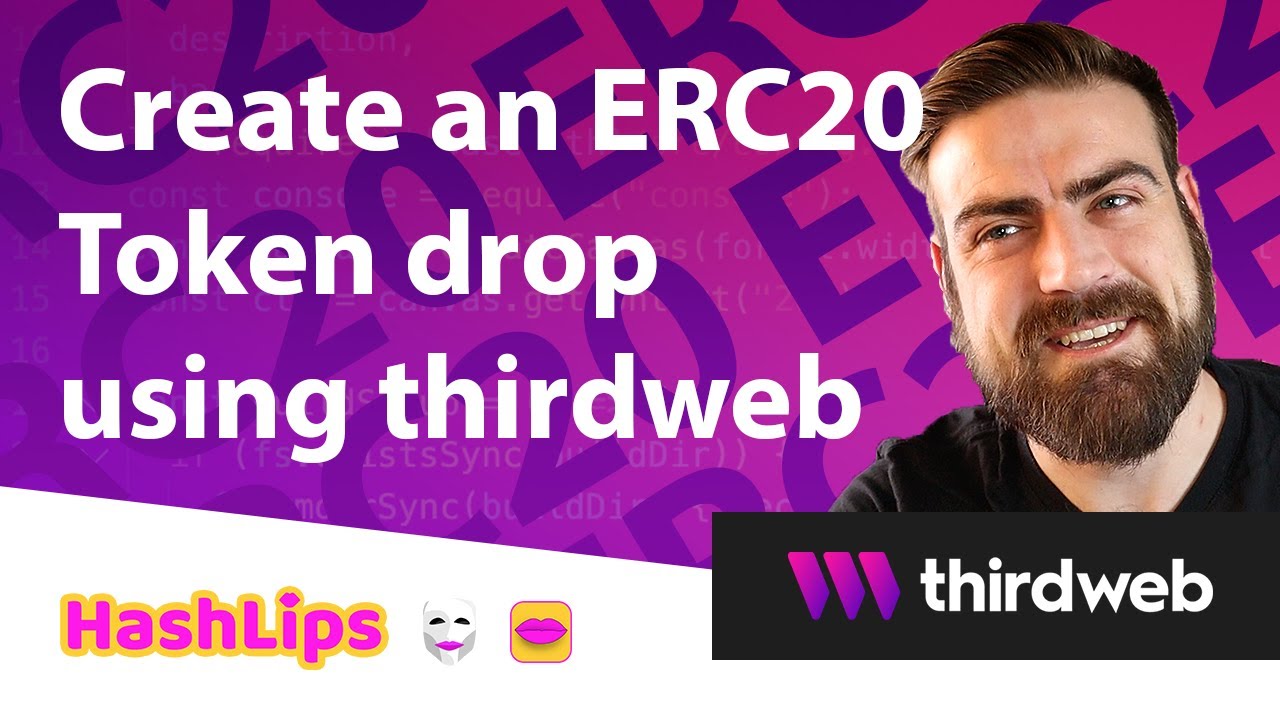 Create an ERC20 Token drop using thirdweb