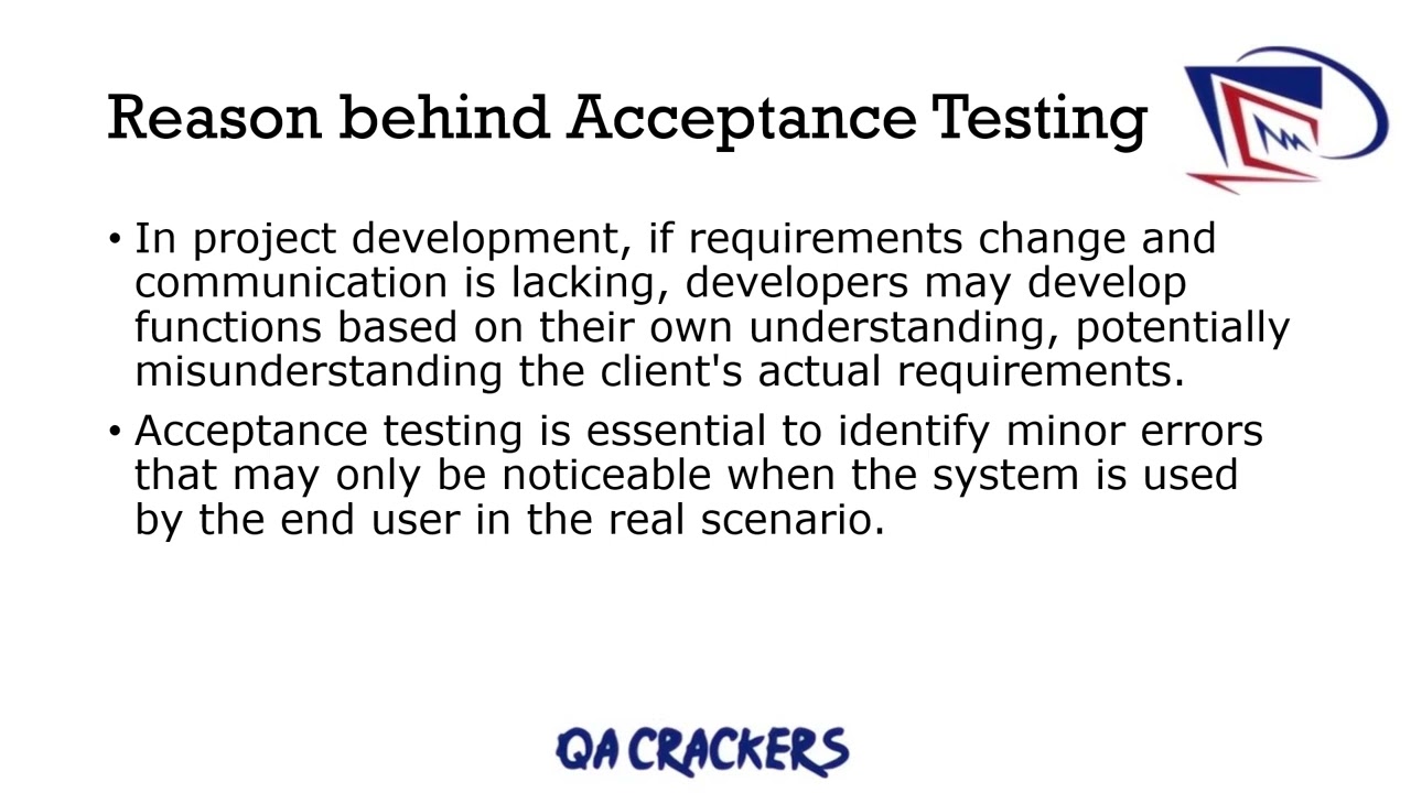 Tutorial 14 : Software Testing - Acceptance Testing