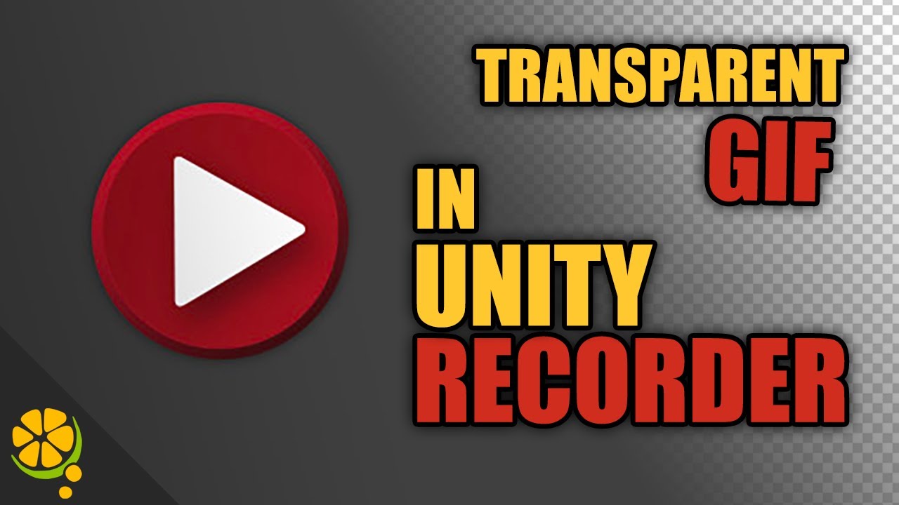 Unity Recorder Transparent Background Tutorial