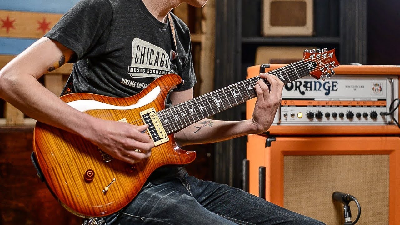 Paul Reed Smith SE Custom 24 7-String Vintage Sunburst | CME Gear Demo