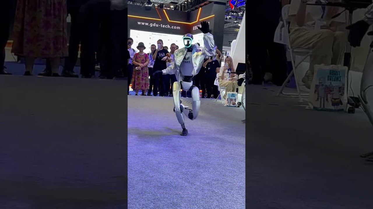 Unitree G1 Humanoid Robot Dancing 🤖🔥 | Next-Gen AI Moves  #humanoid #nextgenai #ai