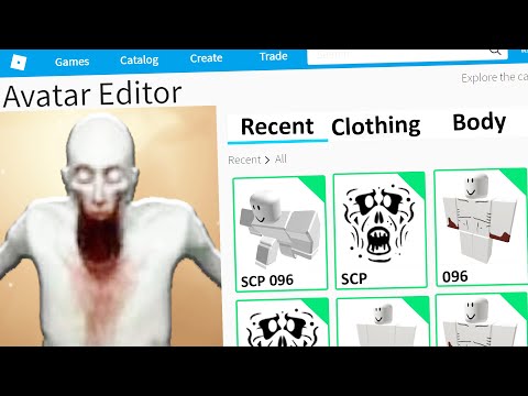 MAKING SCP 096 a ROBLOX ACCOUNT