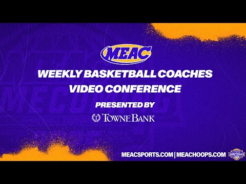 MEAC Basketball Coaches Video Conference: Week 1