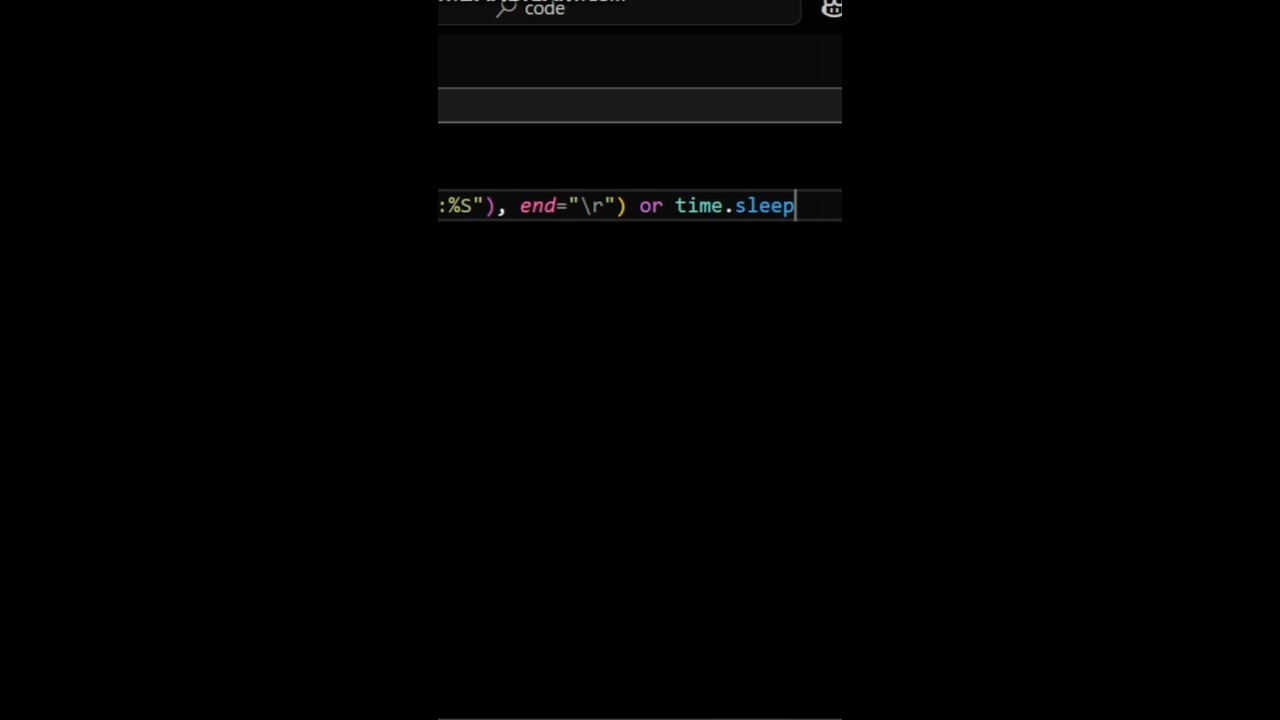 Digital clock in Python  #coding #python #programminglanguage