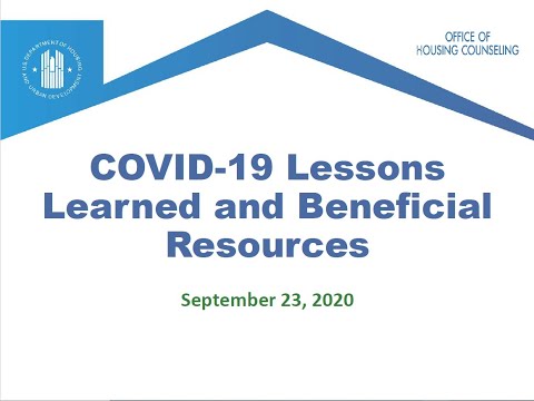 COVID-19 Lessons Learned and Beneficial Resources - September 23, 2020