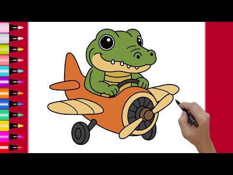How to Draw Baby Bombardino Crocodilo 😊 Como Desenhar o Bebê Bombardino Crocodilo