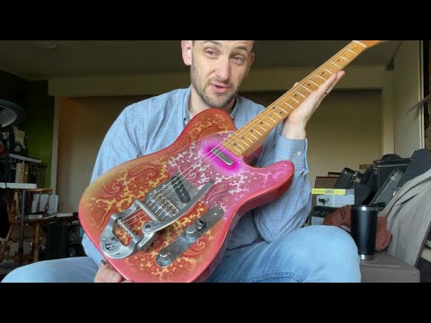 1968 Fender Telecaster Pink Paisley - Maple Cap Neck | Reverb