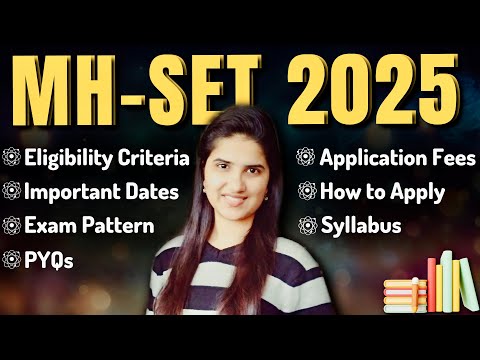 Maharashtra SET exam 2025 Application Form | MH SET exam 2025 | Updated Syllabus | Important Dates