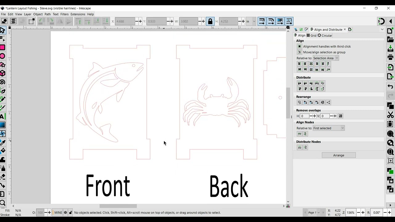 Inkscape to Laser Lantern Project