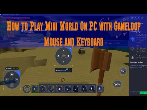 How To Play And Download Mini World On PC Mouse and Keyboard with gameloop