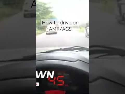 How to drive an AGS/AMT Transmission
