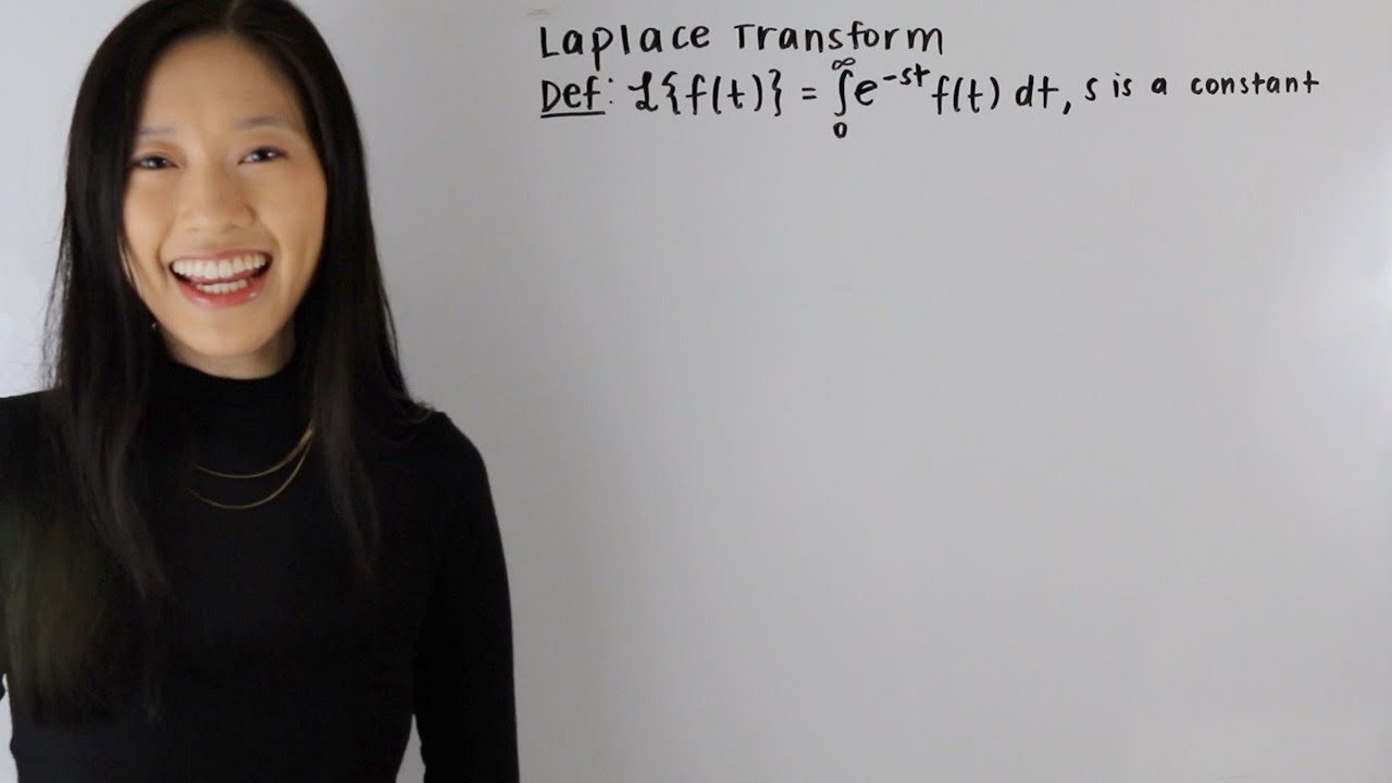 Laplace transforms using the definition | Math with Janine