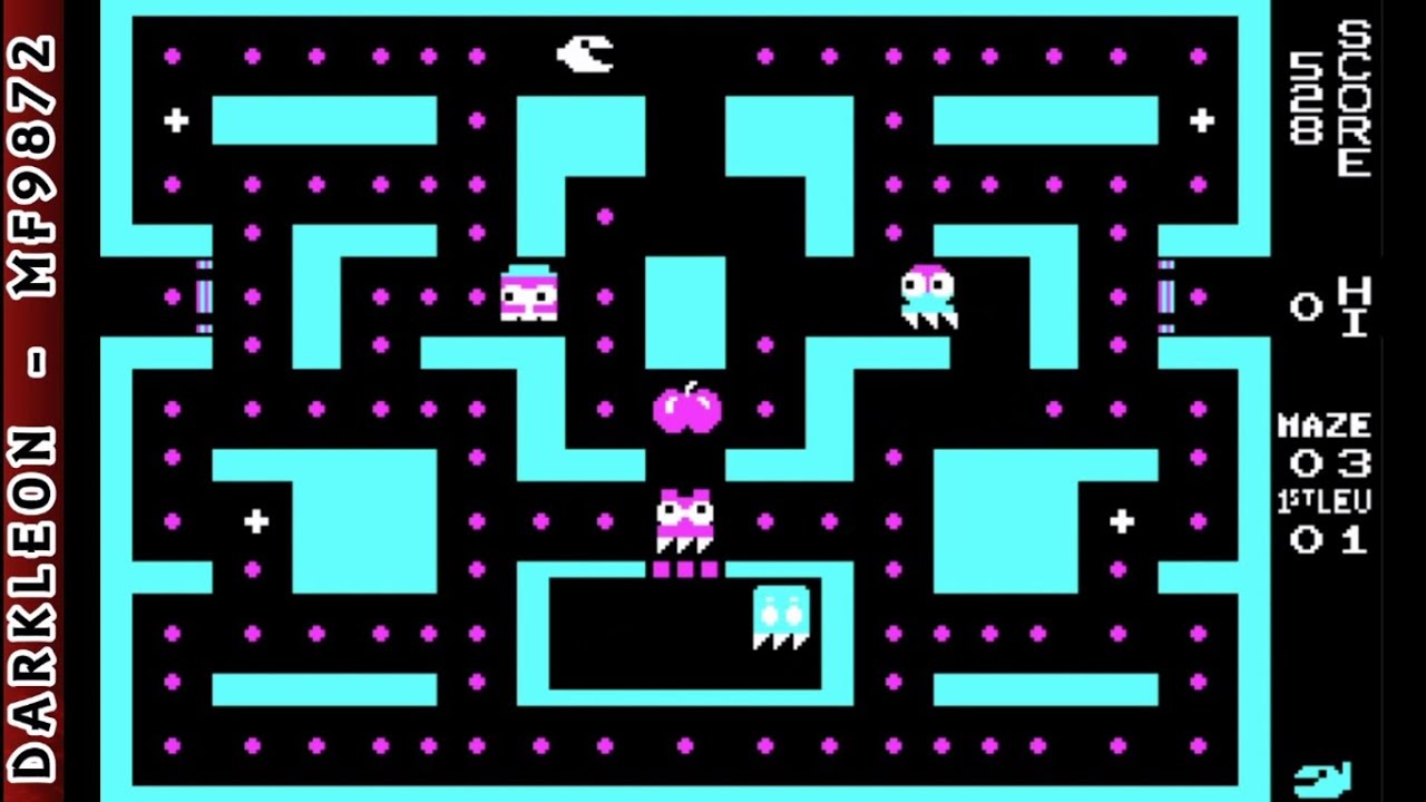 Snack Attack II © 1982 Funtastic - PC DOS - Gameplay