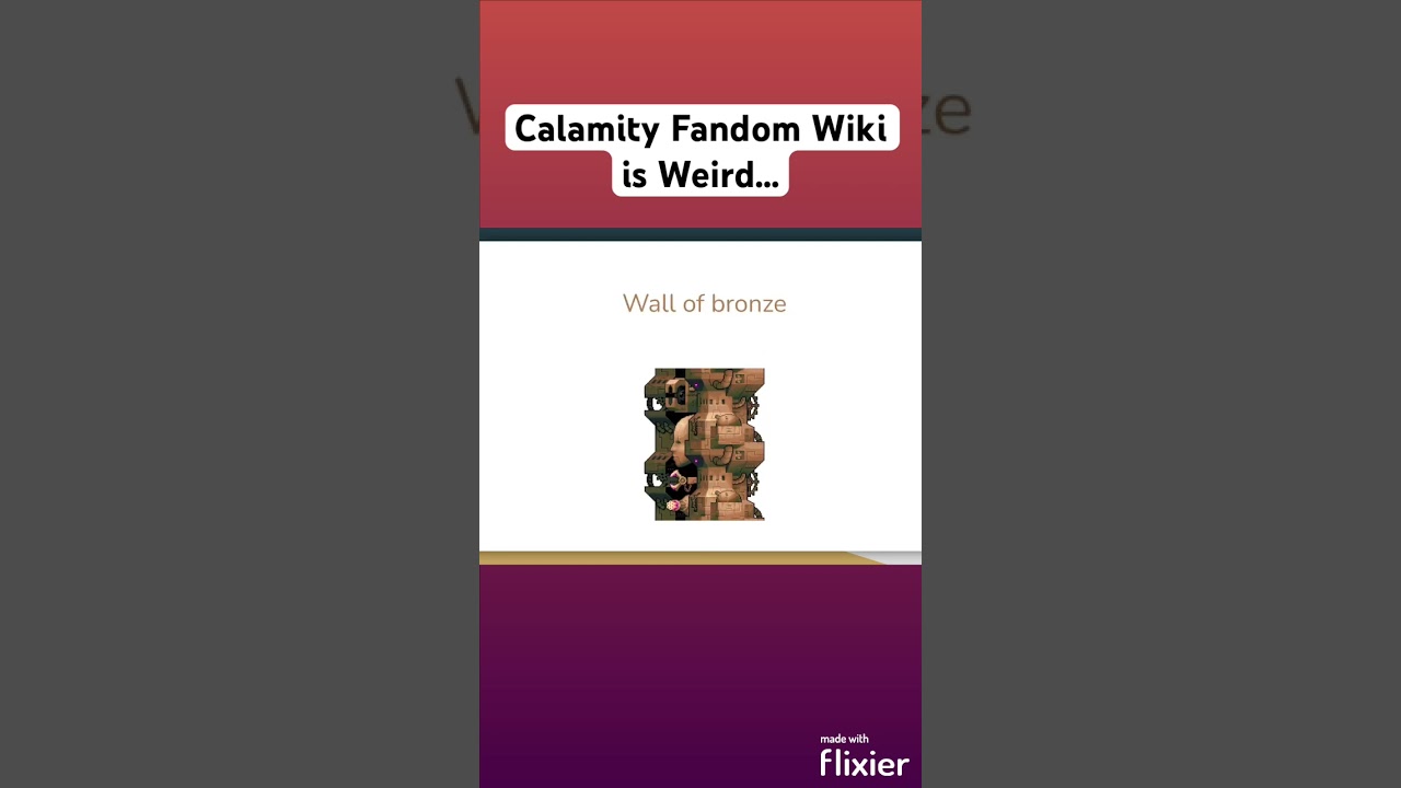 Calamity Fandom Wiki is Wild #calamity #gaming  #terraria