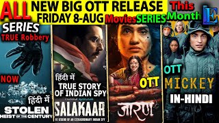 FRIDAY NEW Hindi OTT Release 8-AUG l Jarann, ArabiaKadali, Mickey17, Salakaar, Megan2 Series-Movies