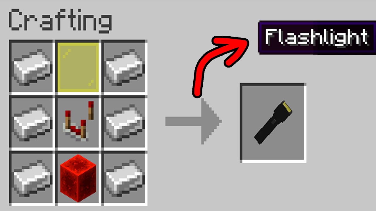 minecraft flashlight