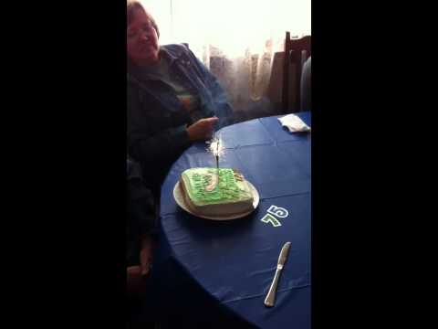 Cake With Sparklers
