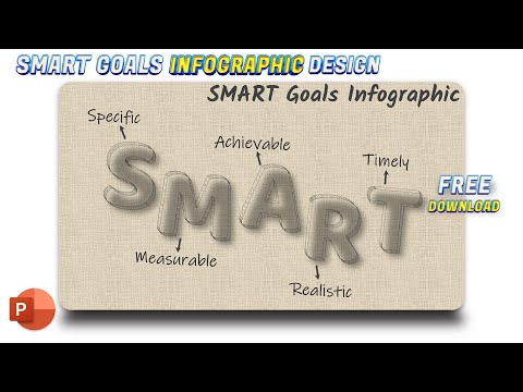47.PowerPoint Tutorial Smart Goals Doodle Template | #smartgoals, #doodle