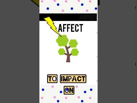 difference between affect and effect | affect vs effect | affect and effect difference in english