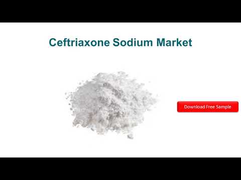 Ceftriaxone Sodium Market Report 2019