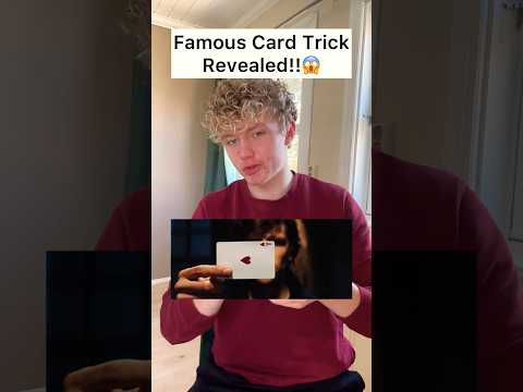 Now You See Me Card Trick Revealed 😱 #magic #magician #tutorial #shortsvideo #shorts