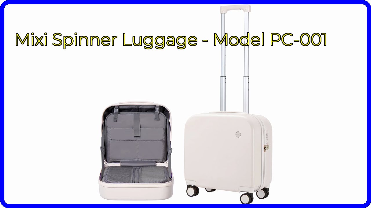 REVIEW (2026): Mixi Spinner Luggage - Model PC-001. First Look.